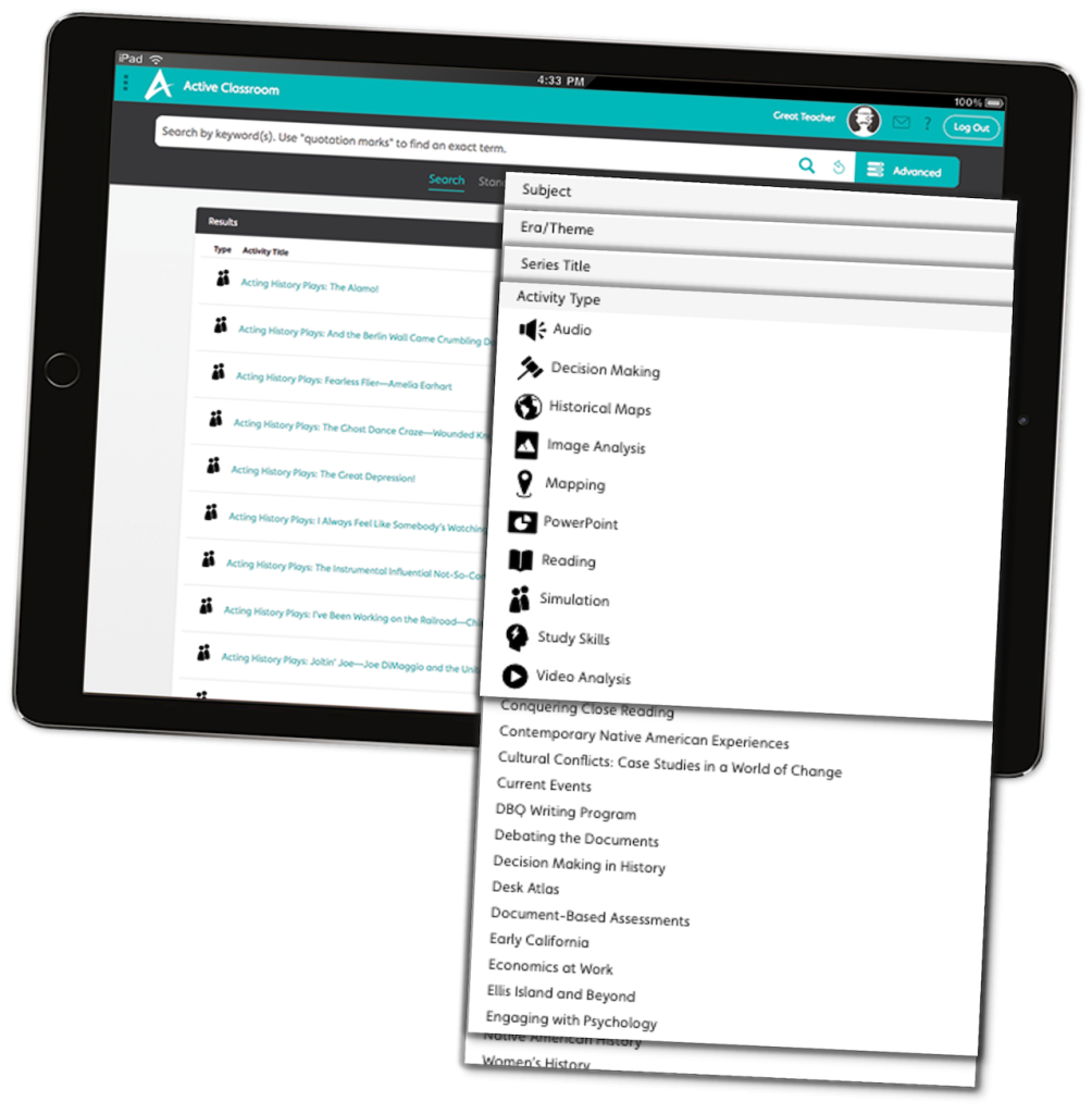 Active Classroom Pedagogy | Secondary | TOF - Social Studies School Service