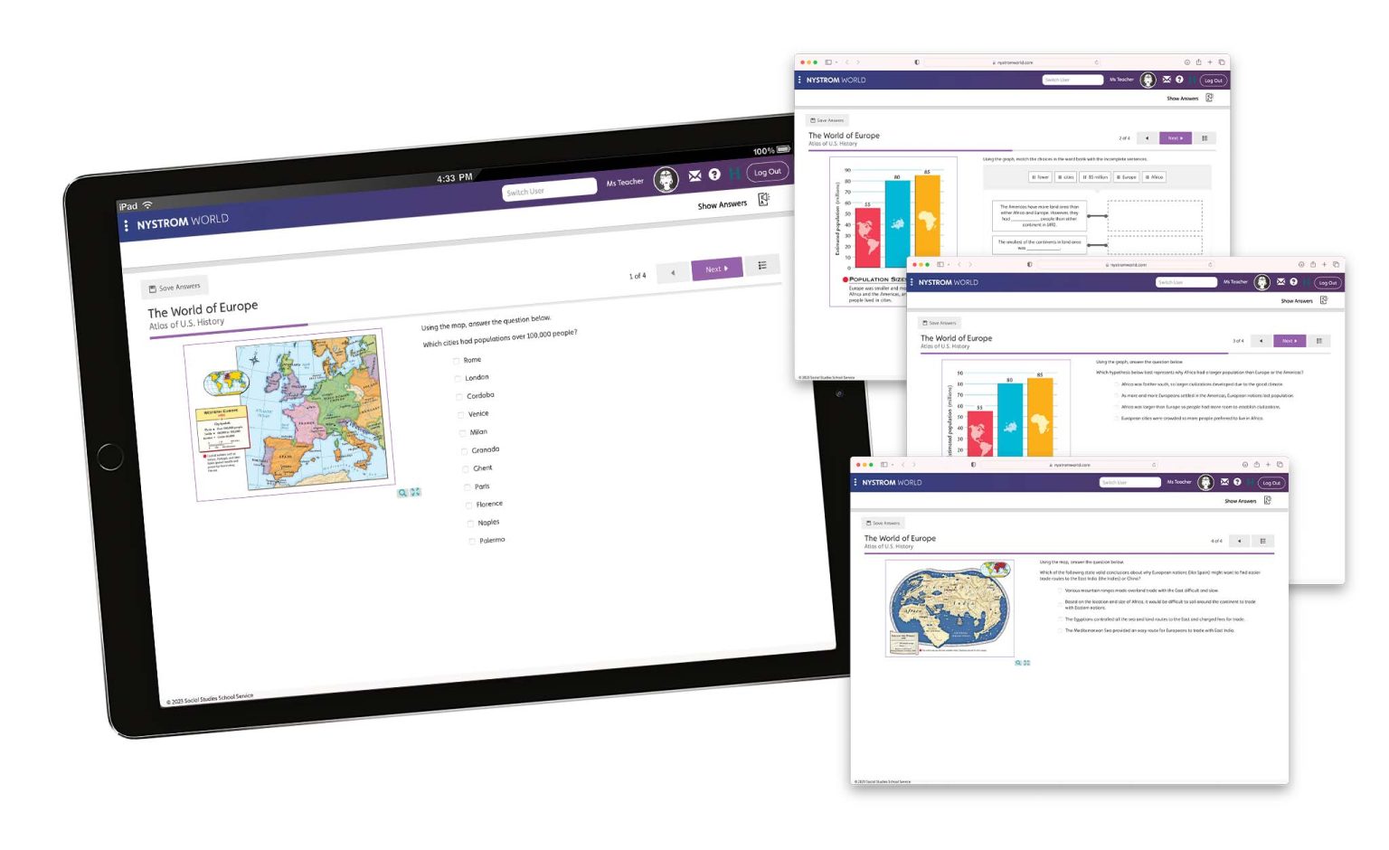 Desk Atlas - Social Studies School Service