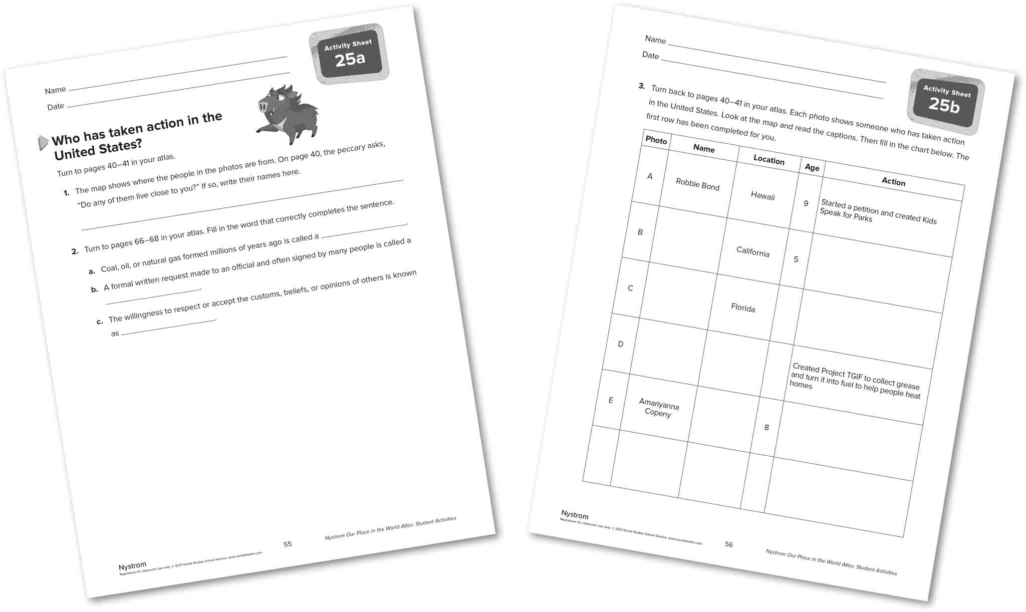 Grade 3 Atlas | Elementary | TOF - Social Studies School Service