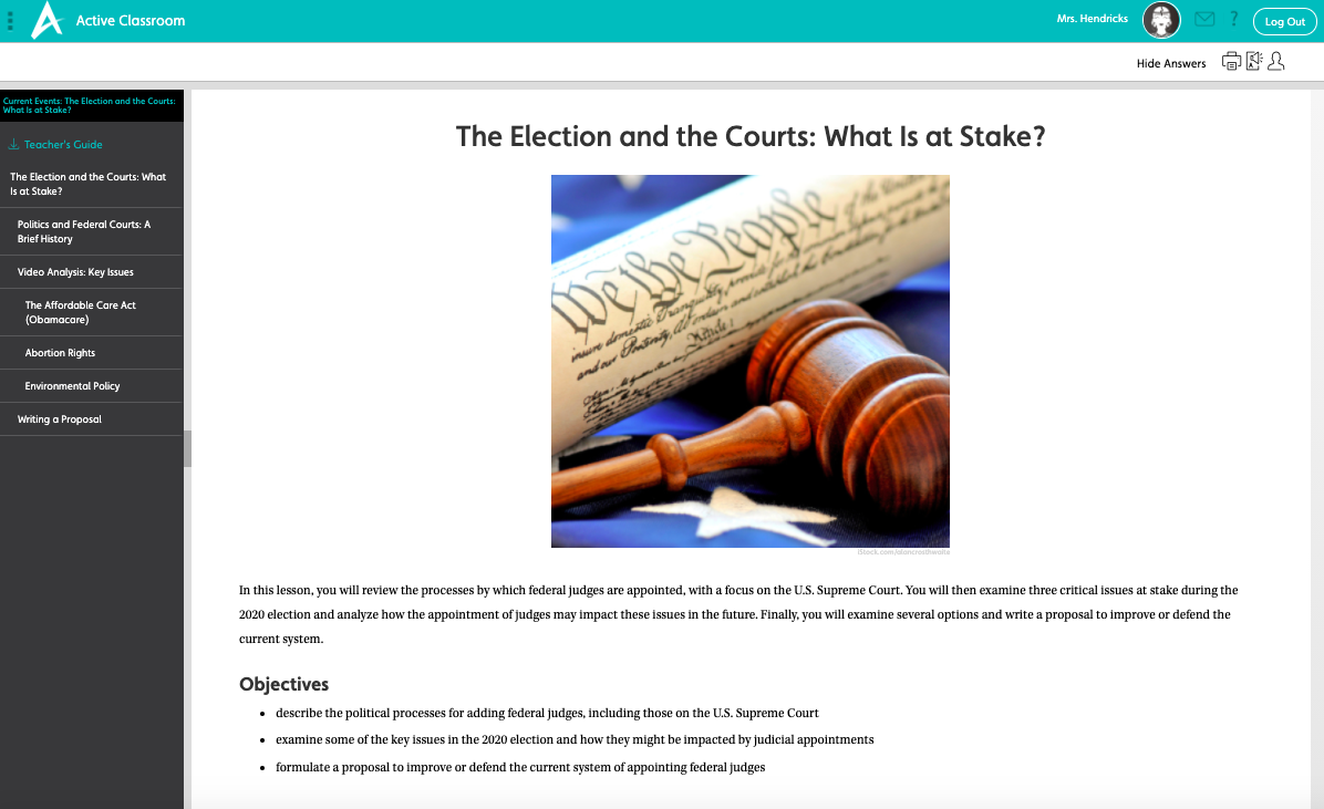 Current Events/Mapping the News - Social Studies School Service