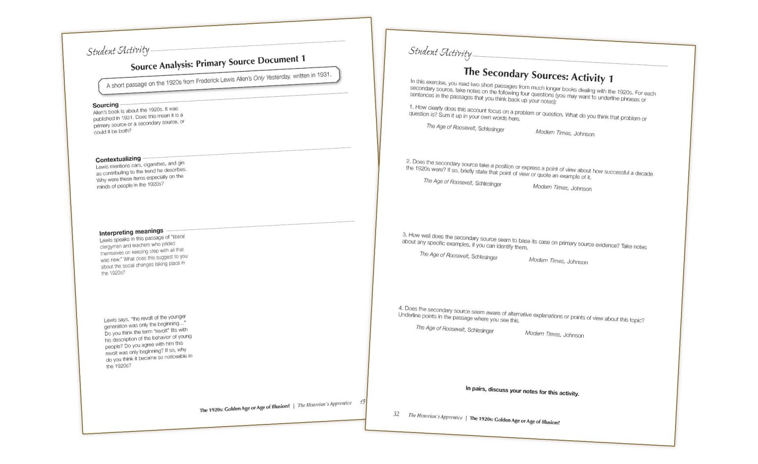 The Historian’s Apprentice – Social Studies Scool Services