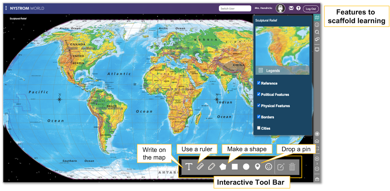 Nystrom World Pedagogy | K-12 | TOF - Social Studies School Service