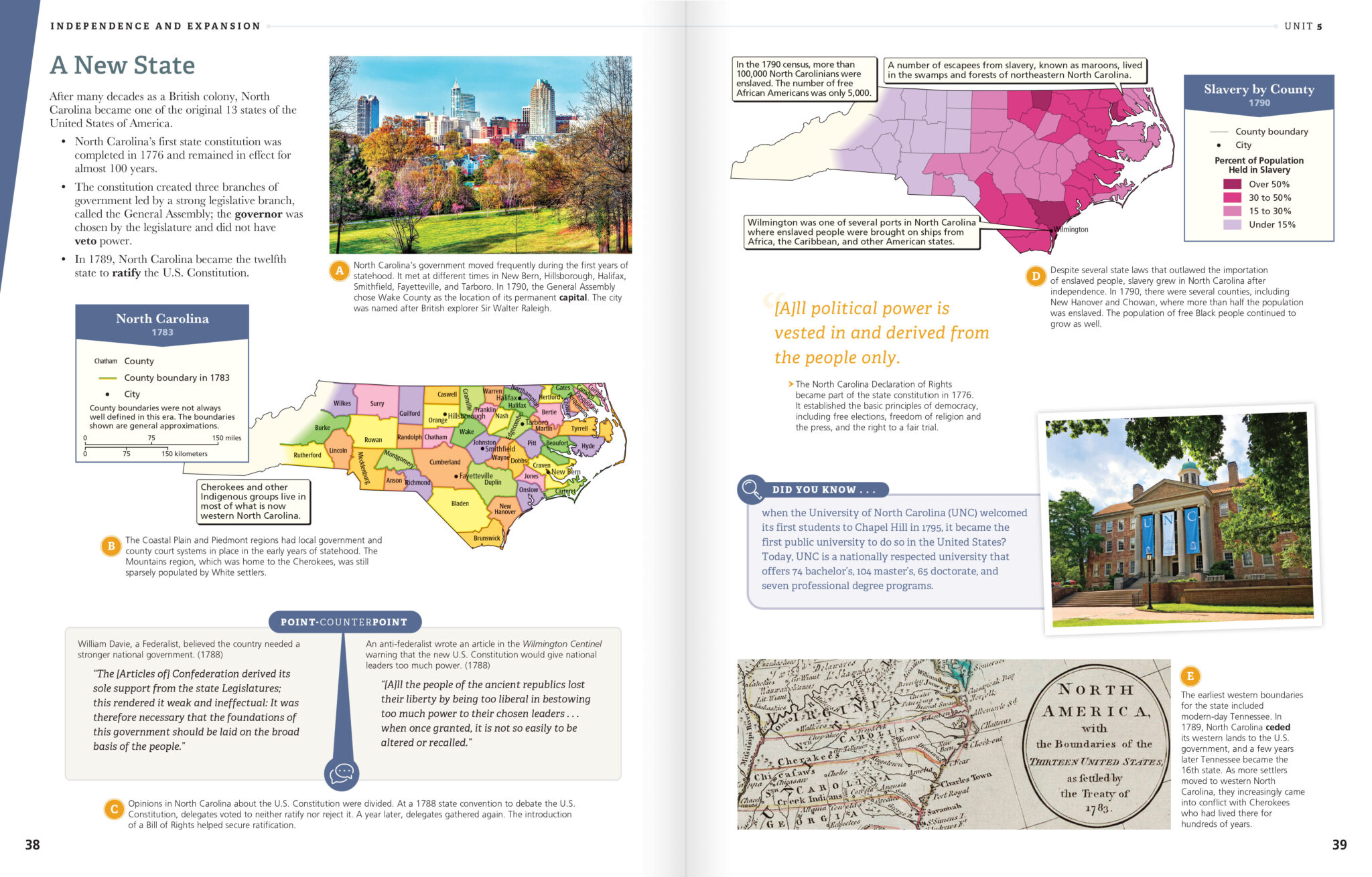 Atlas of North Carolina History | Secondary | TOF - Social Studies ...